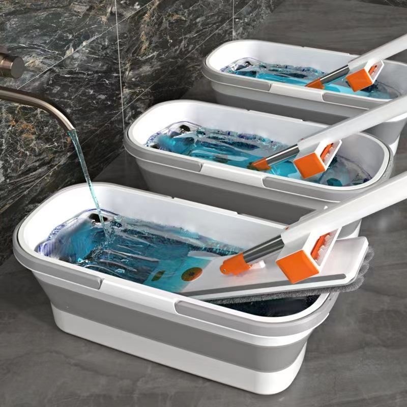 [8499 People Praise] Oversized Mop Bucket Folding Household Rectangular ...