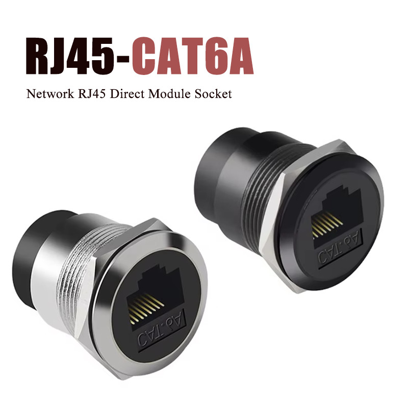 CAT6A Network RJ45 Direct Module Socket C-type Cat 6A Ethernet ...
