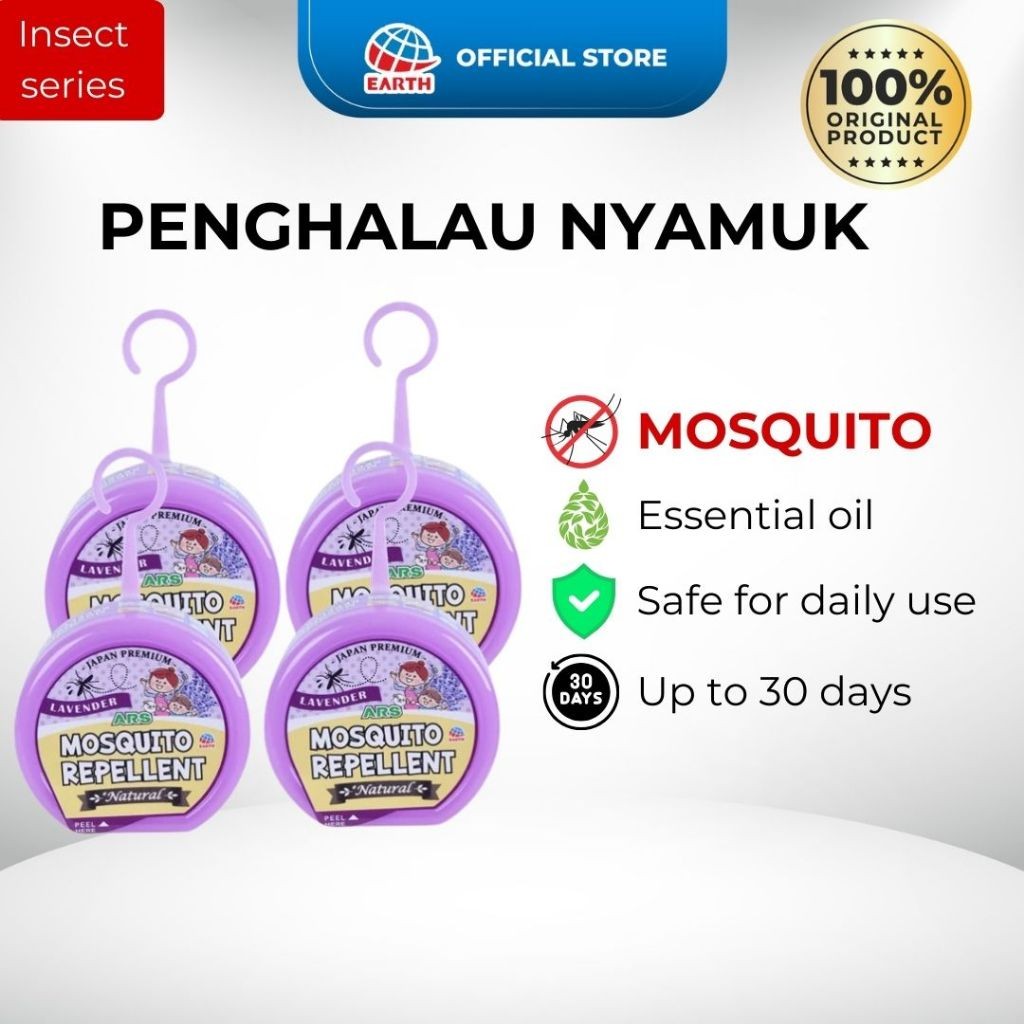 ARS Mosquito Repellent Insecticide-Free Lavender Natural Essential Oil ...