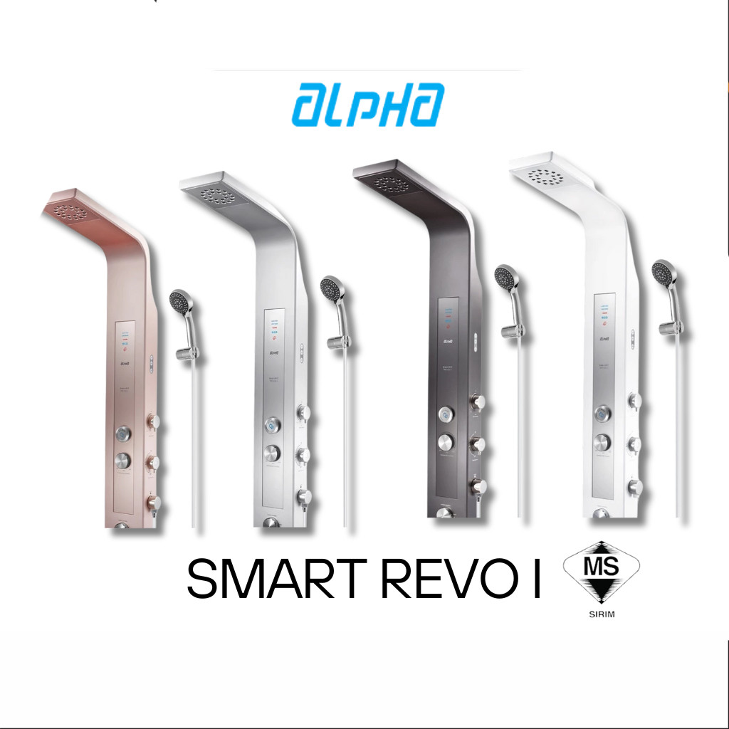 Alpha Smart Revo i with DC Pump / Revo e Smart Water Heater / pemanas air elektrik bilik mandi ...