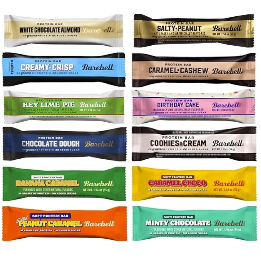 PERASA BARU Barebell Protein Bar Pelbagai Pek | Pek 12 Bar Protein ...