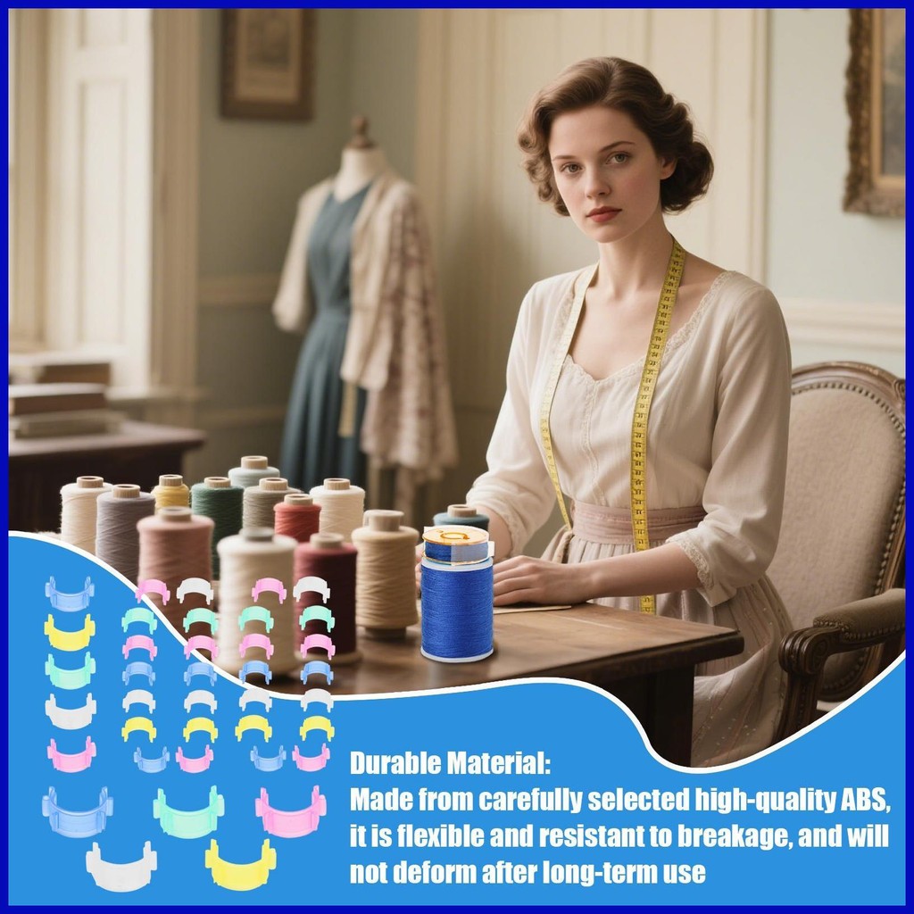 Bobbin Holder Clips For Sewing 100X Bobbin Holder Clips For Thread Anti ...