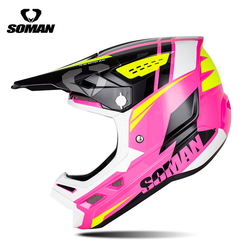 SOMAN motocross helmet motorcross helmet Bike Helmet Bicycle Helmet Mtb ...