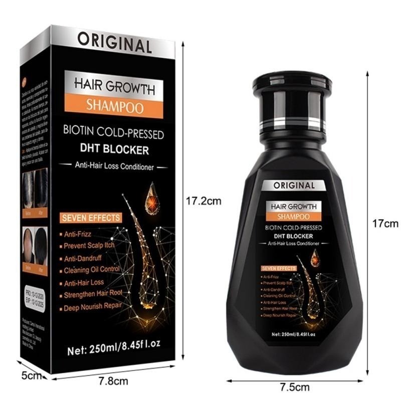 Hair Growth Essential Oil Biotin Cold-Pressed DHT Blocker and Hair ...