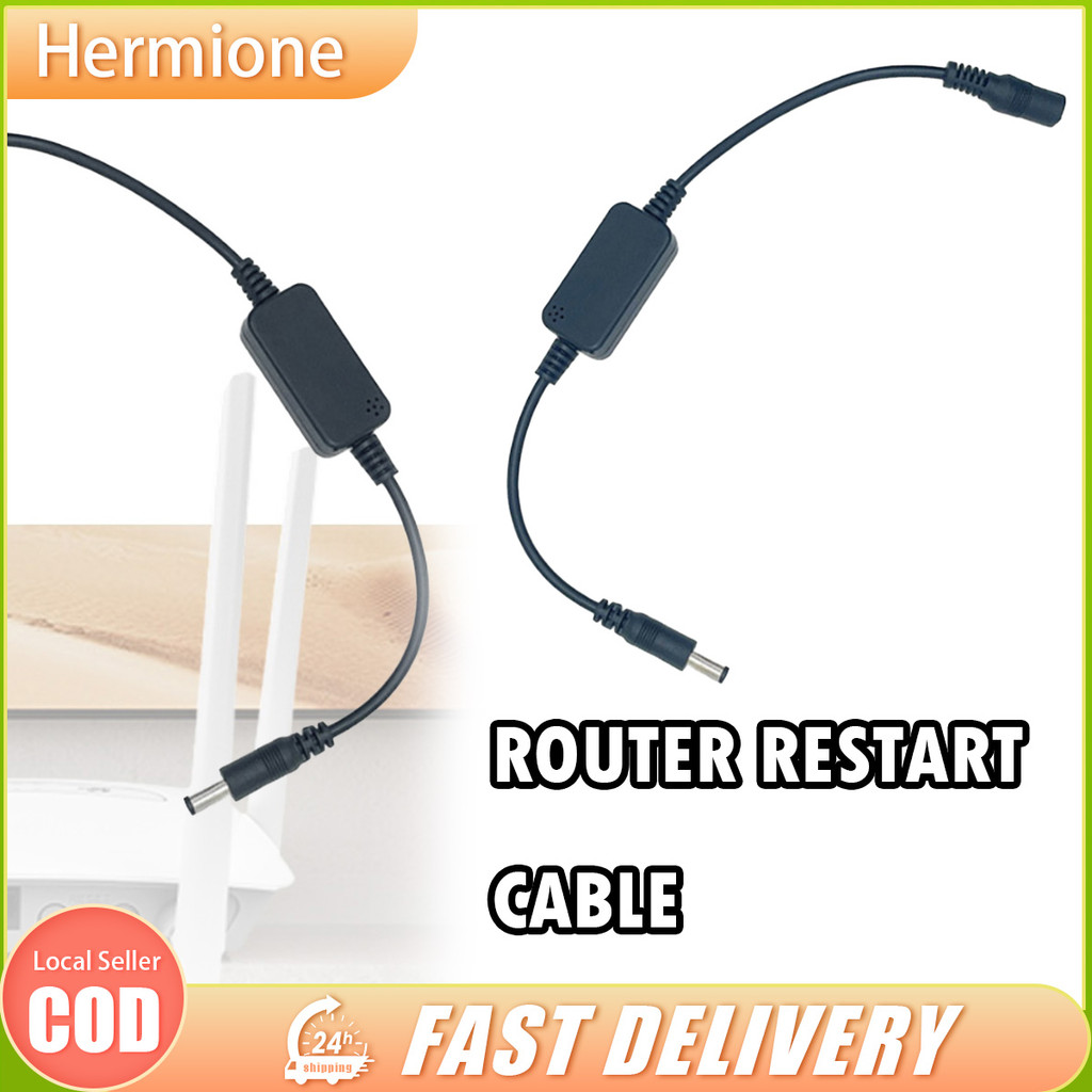 Reboot Router Restart 24 Hour Auto Timer Reset Tool Controller Light Cat WiFi Power Supply DC ...