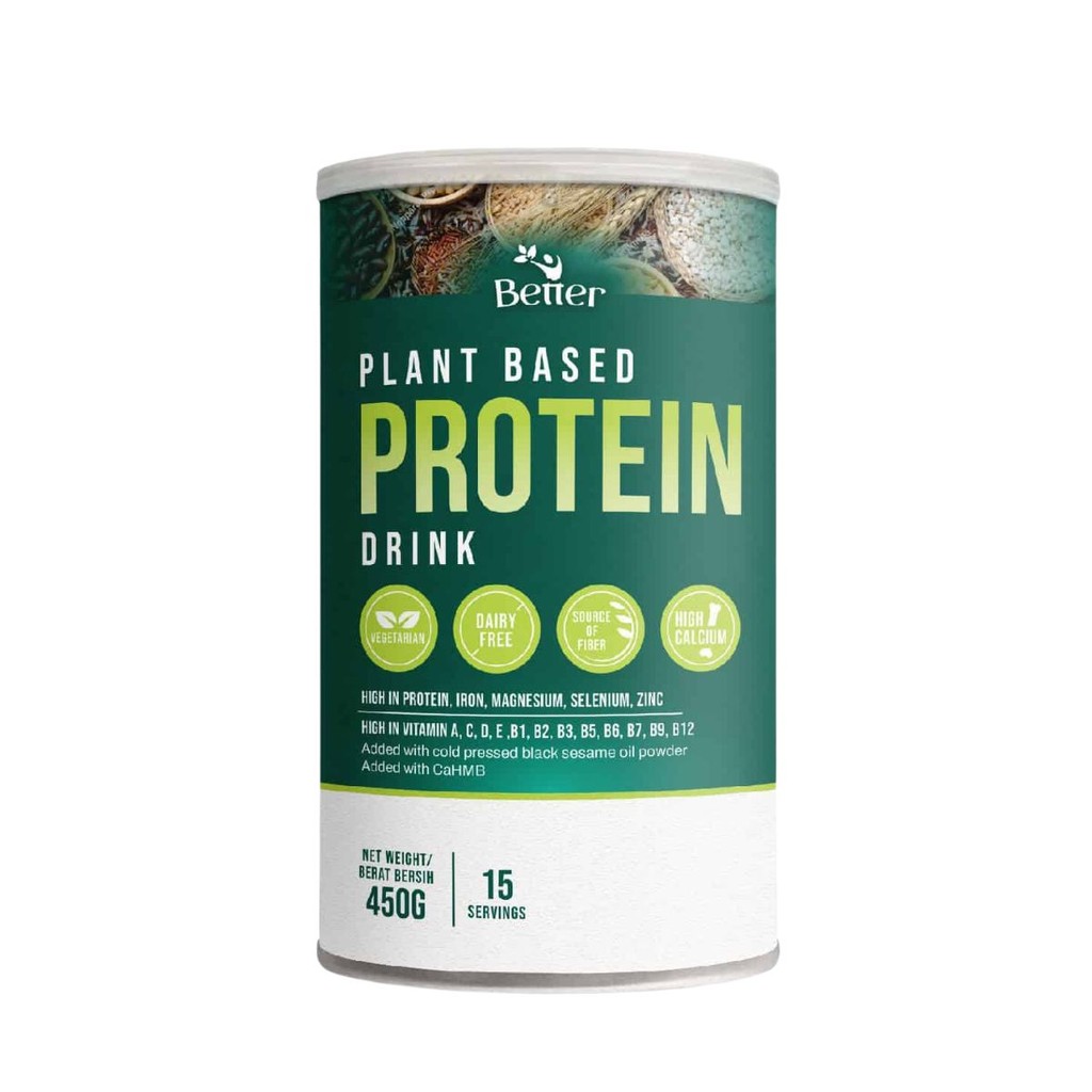 Better Plant Based Protein Drink Powder Minuman Protein Berasaskan ...