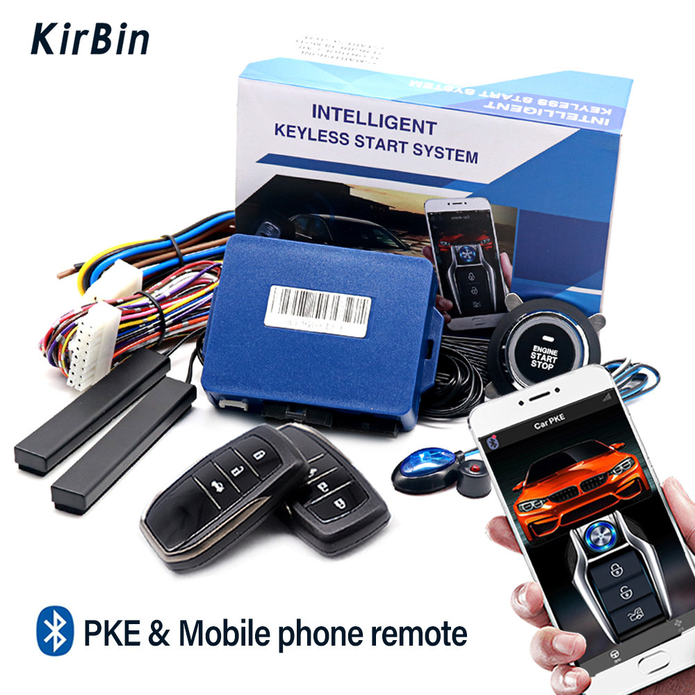 universal car alarm central lock Keyless access start system anti-theft ...