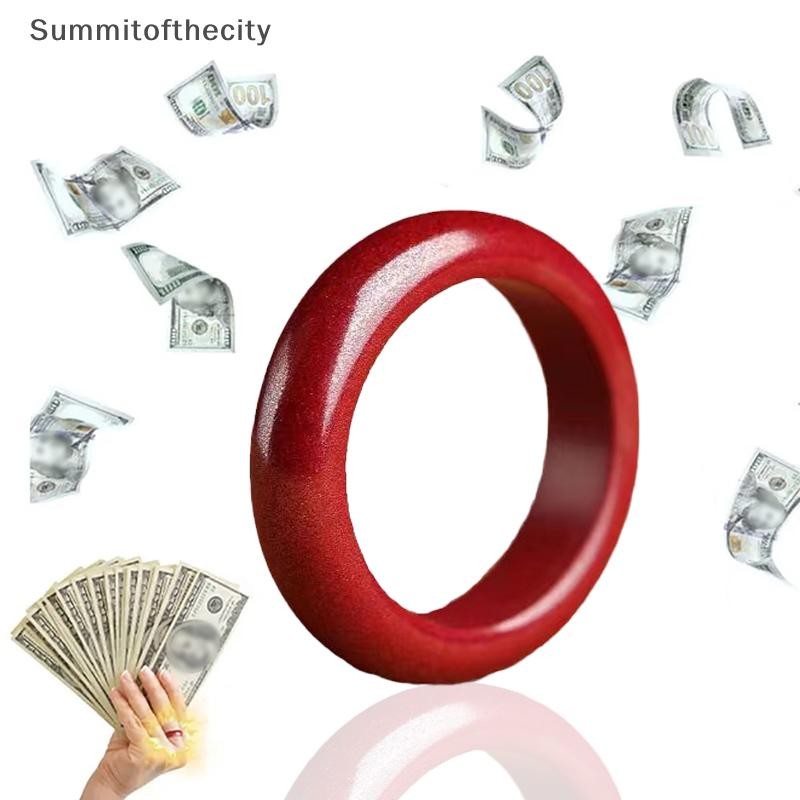 SUM FengShui Cinnabar Ring, Symbol Lucky Wealth Amulet Jewelry Gifts ...