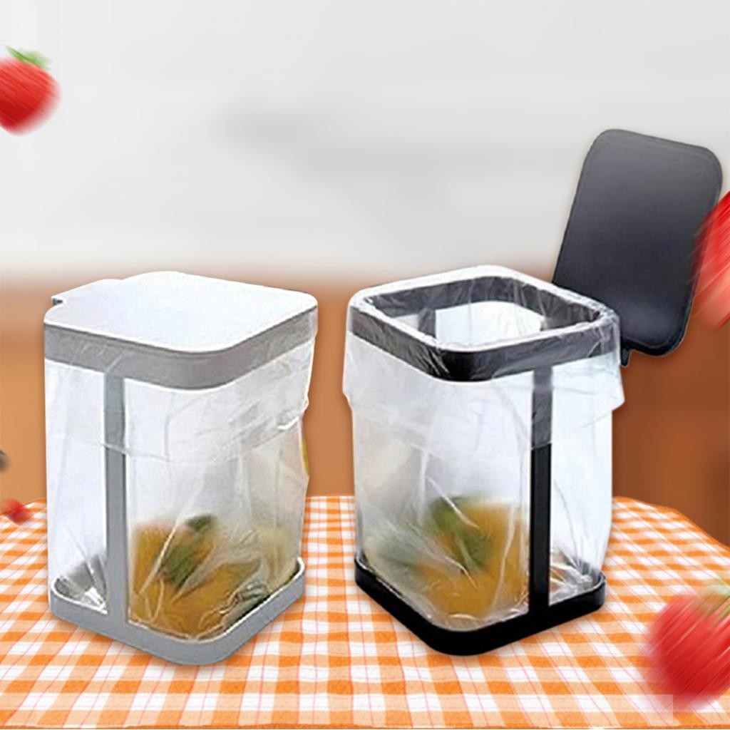 Onebuycart Trash Bag Rack Mini Desktop Can Home Table Waste Bin Kitchen ...