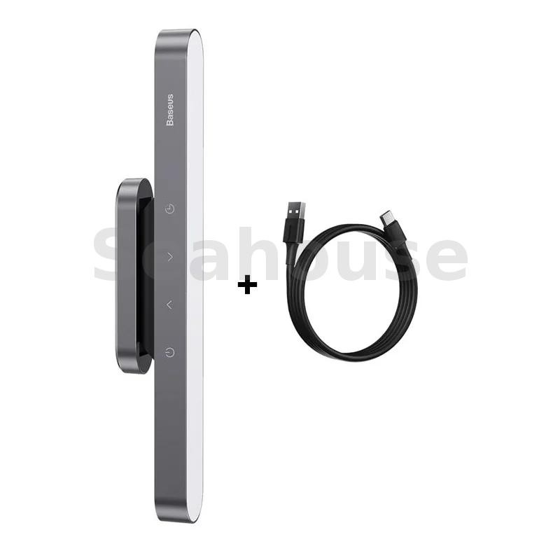Baseus Night Light Hanging Magnetic LED Table Lamp Stepless Dimming ...
