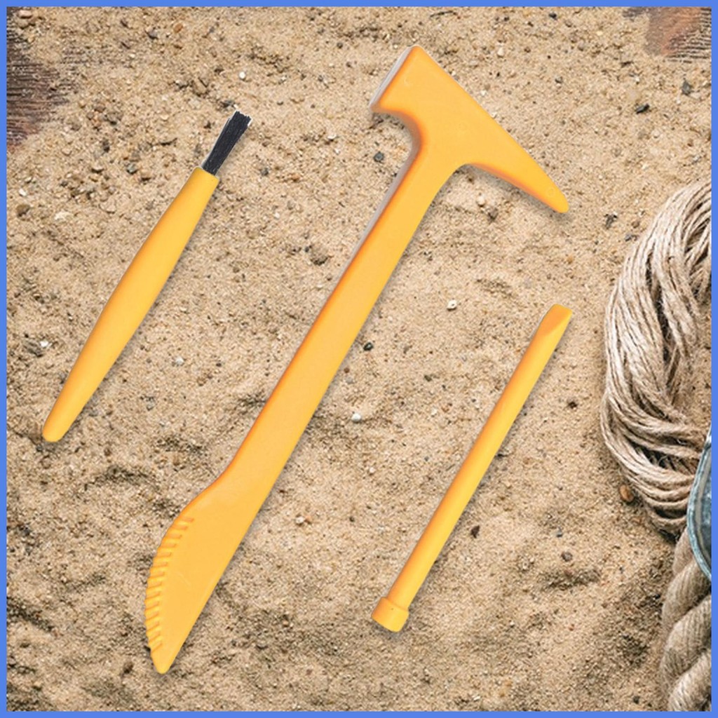 Archaeological Excavation Tool Kit Educational Dinosaur Dig Tools ...