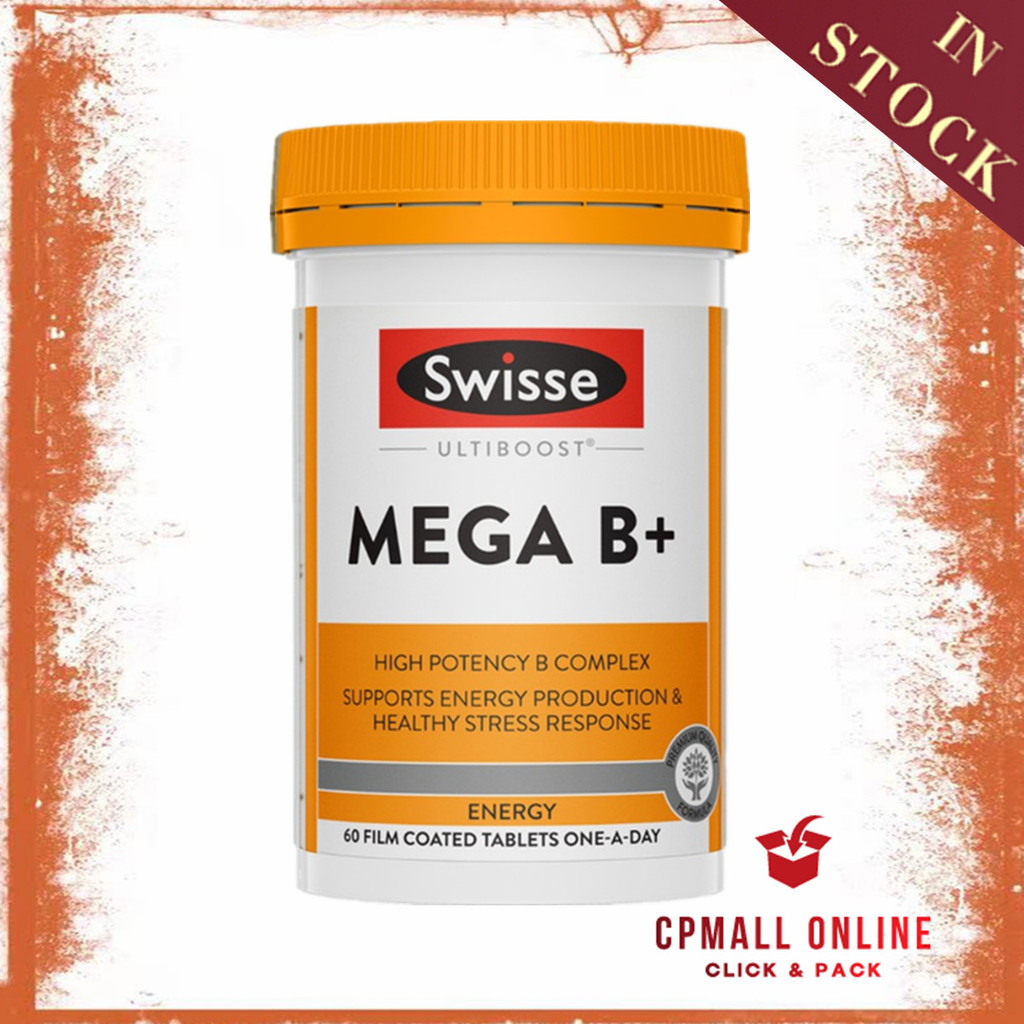 [Expiry Date: 06/2026] Swisse Ultiboost 综合维生素B Mega Vitamin B+ ( 60 ...