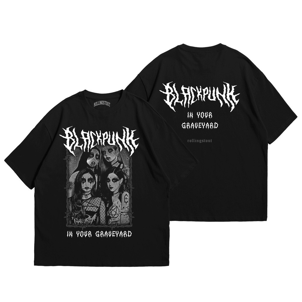 Tshirt - Blackpunk In Your Graveyard | Kaos Band | BAJU MUSIK METAL ...