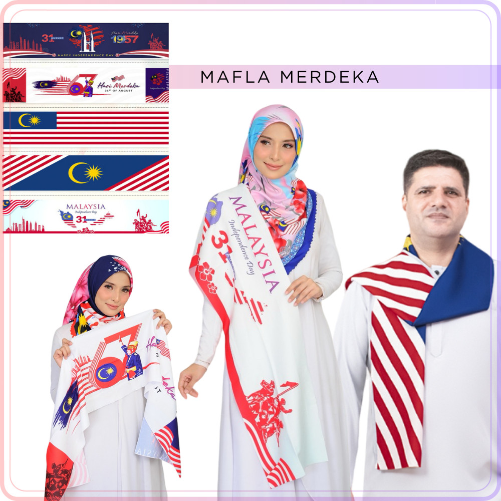 Mafla Merdeka Malaysia Budak Dewasa National Day Maffler | Shopee Malaysia