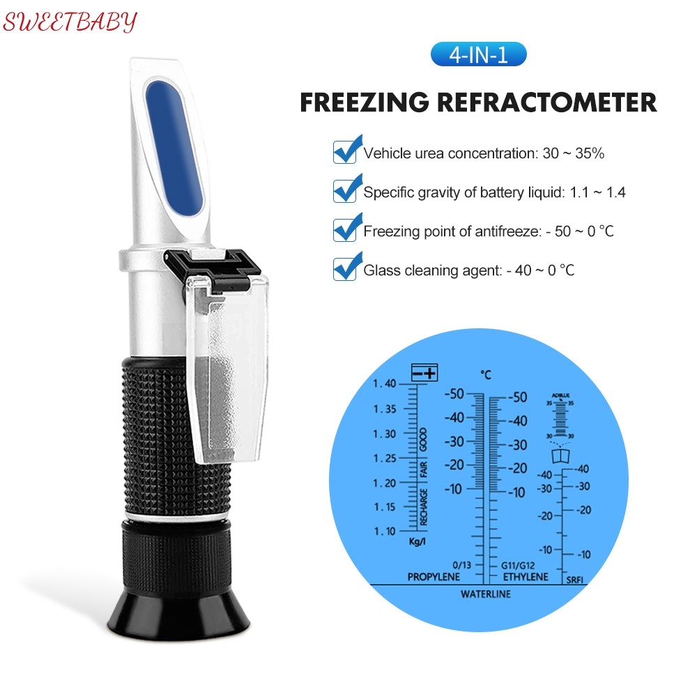 IN STOCK| 4 in 1 ATC Refractometer Antifreeze Coolant Tester Adblue ...