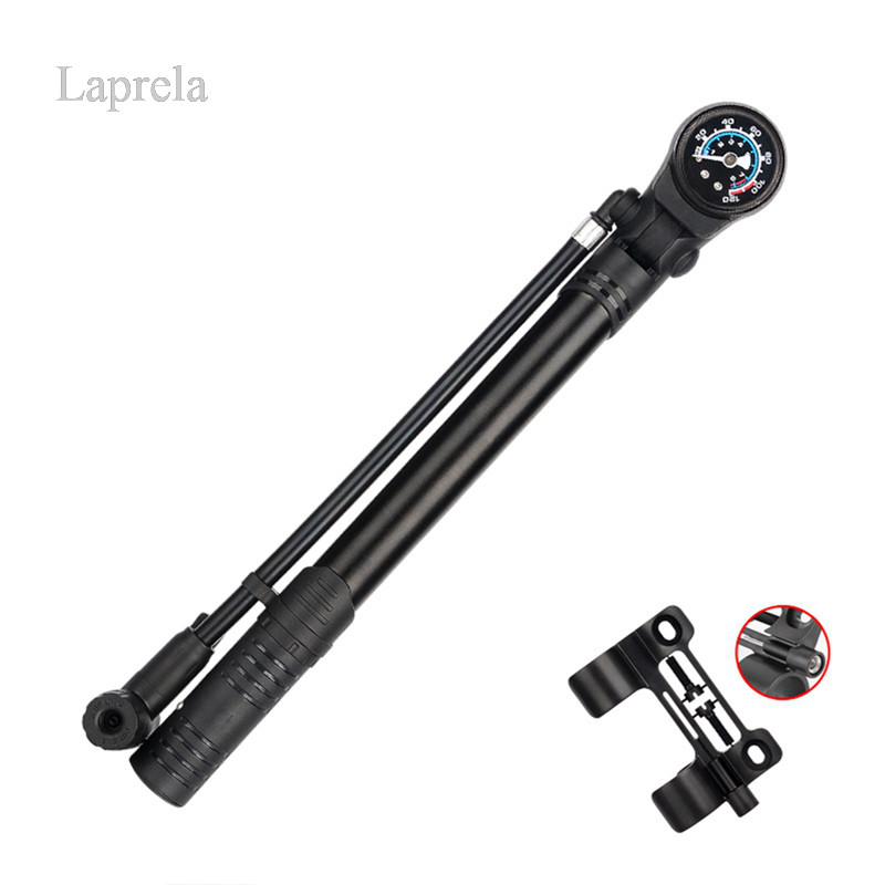 [LAP] Bicycle Foldable Portable Ball Pump Inflatable High Pressure ...