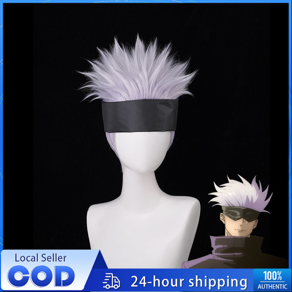 Gojo Satoru white Cosplay Wigs Jujutsu Kaisen Game Professional cos ...