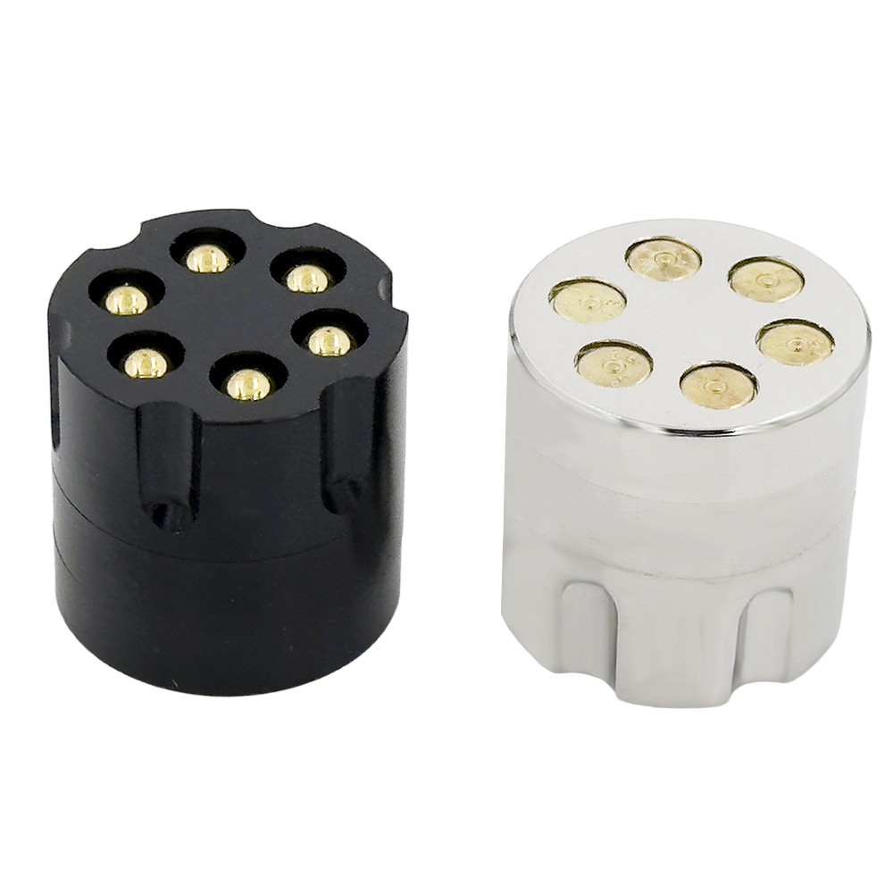 Funny Bullet Shape Grinder 3 Layers 30mm 40mm Zinc Alloy Grinder Hand ...