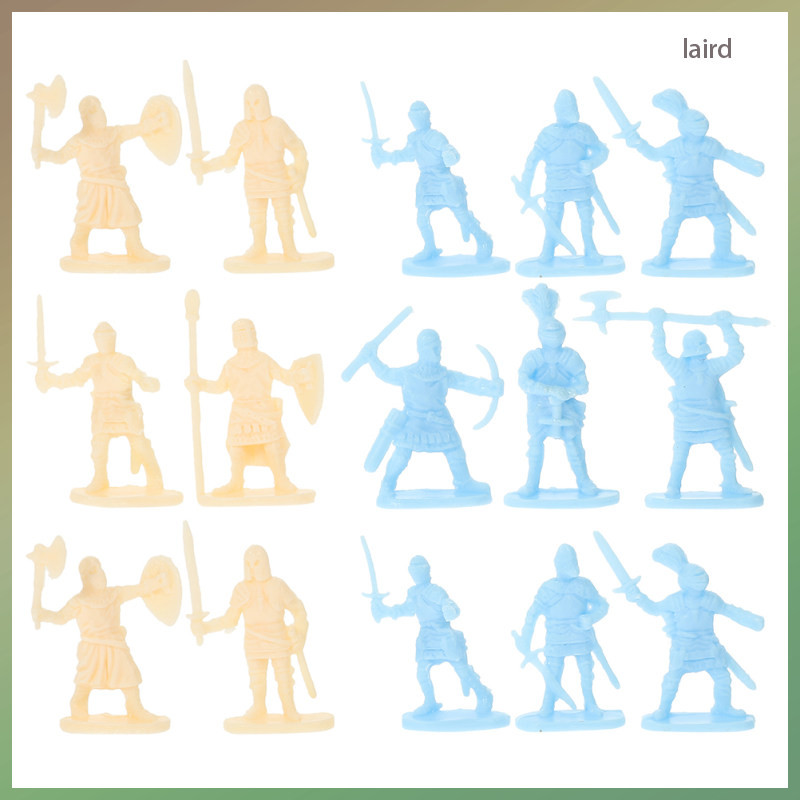 200 Pcs Mini Soldier Medieval Toys Soldiers Plastic Landscaping Decors ...