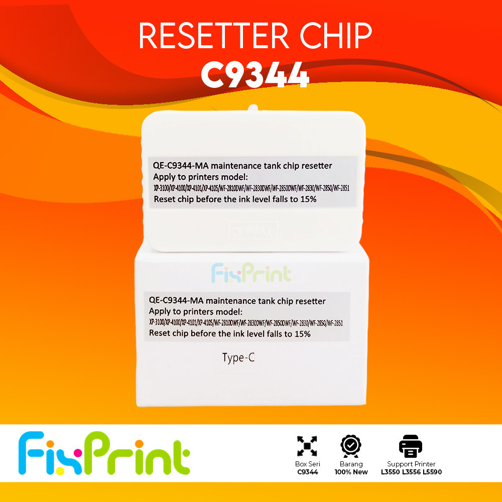 Waste Ink Chip Resetter C9344 Chip Reset Maintenance Box Wasting C9344 ...