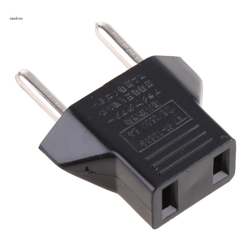 iny US American Travel Adapter 2 pin European US To EU Plug Power ...