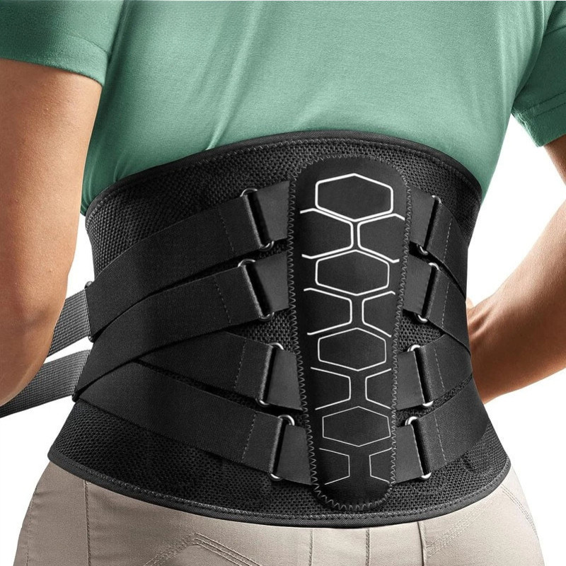 1 Pcs Back Brace for Lower Back Pain Relief, Lumbar Support Belt with ...