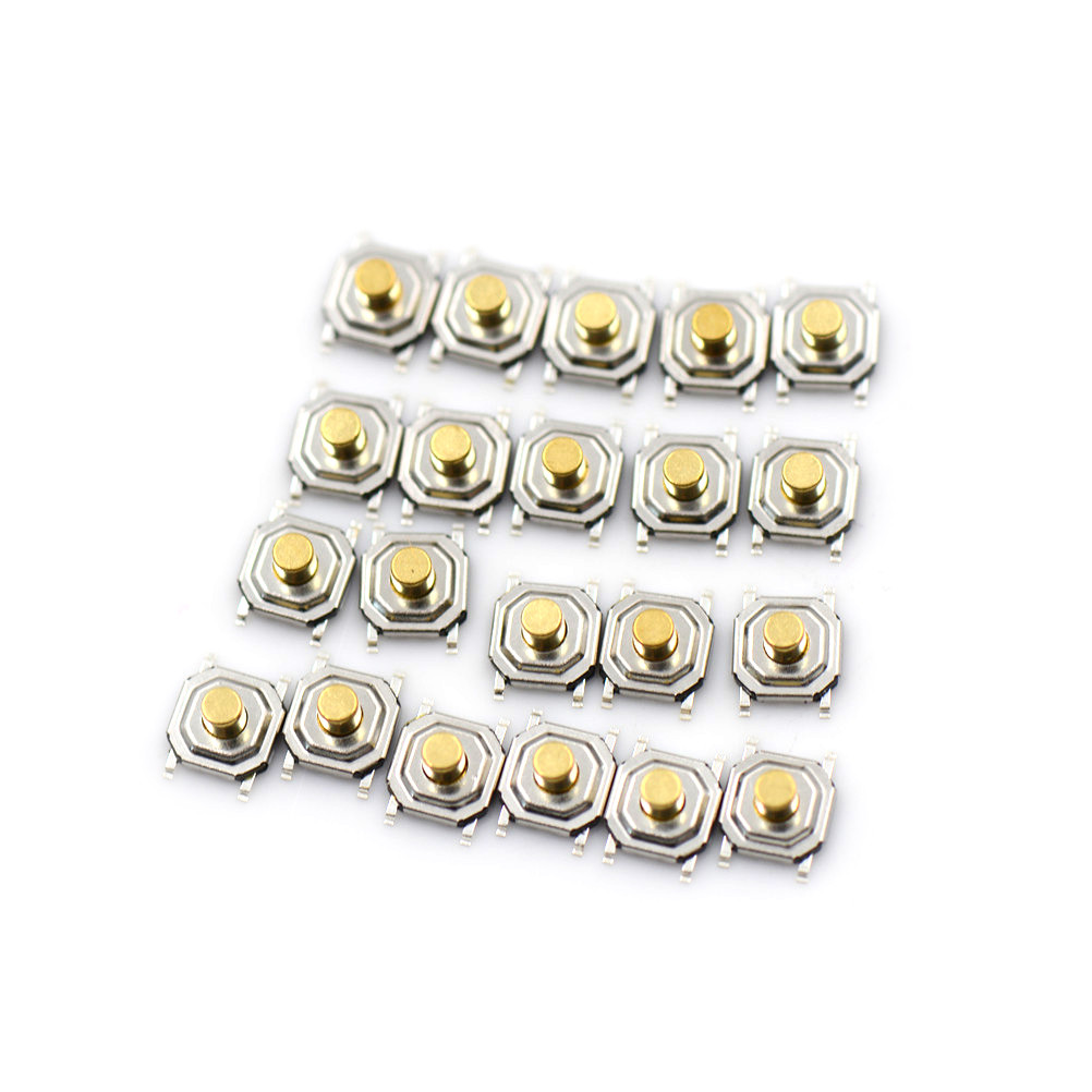 [Bli] 20pcs 4x4x3mm Micro Waterproof Copper Tactile Tact Touch Push ...