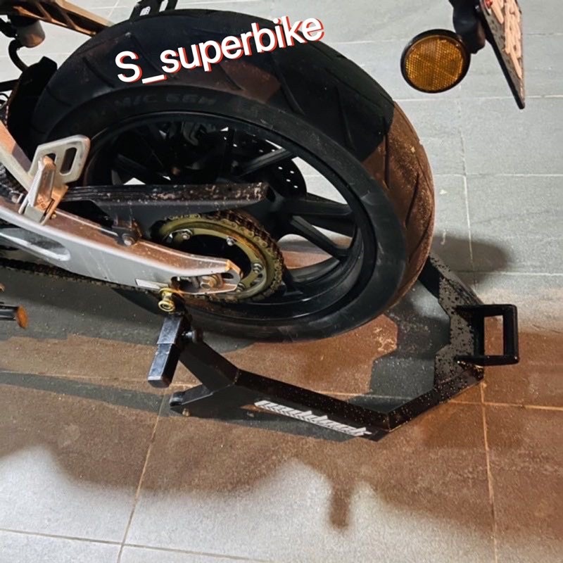 PADDOCK STAND STAINLESS STEEL UNIVERSAL FOR ALL BIKES R25 MT09 Z900 ...