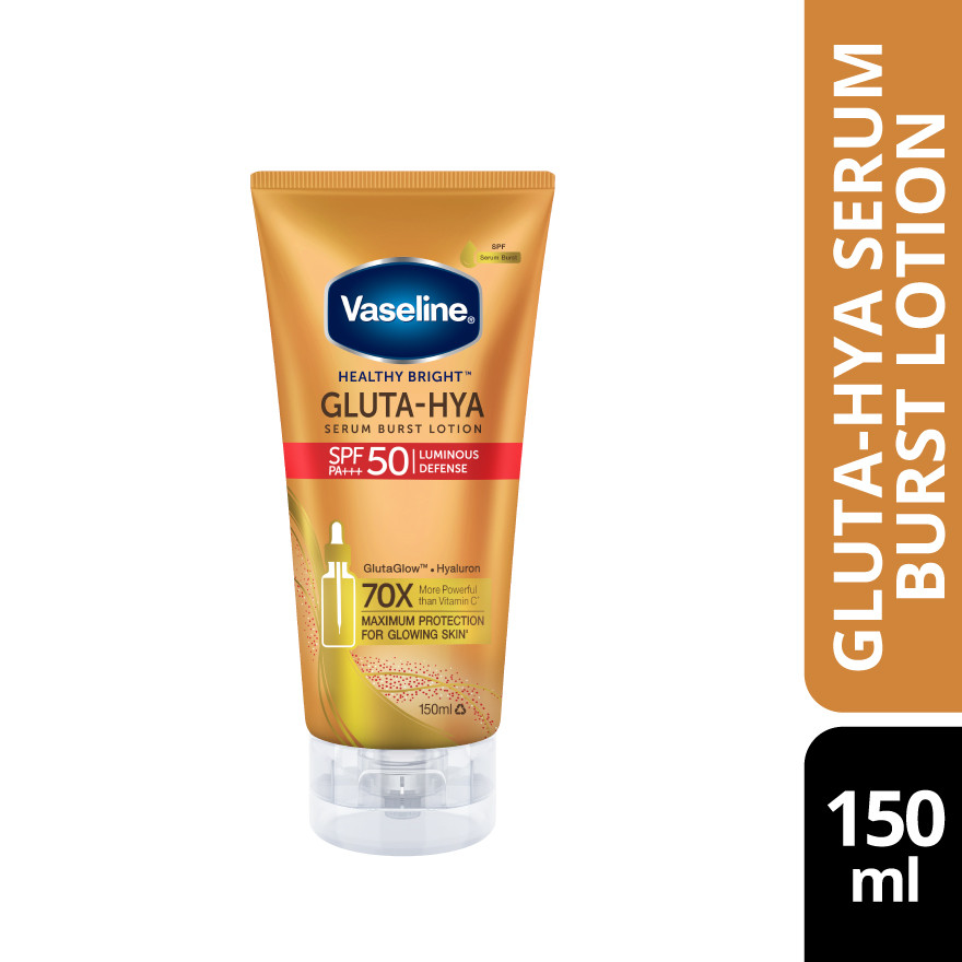 VASELINE Gluta-Hya Serum Lotion SPF50 150ml | Shopee Malaysia
