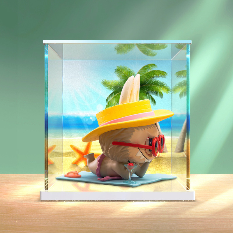 Transparent Transparent Display Box POPMART POPMART LABUBU LABUBU Beach ...