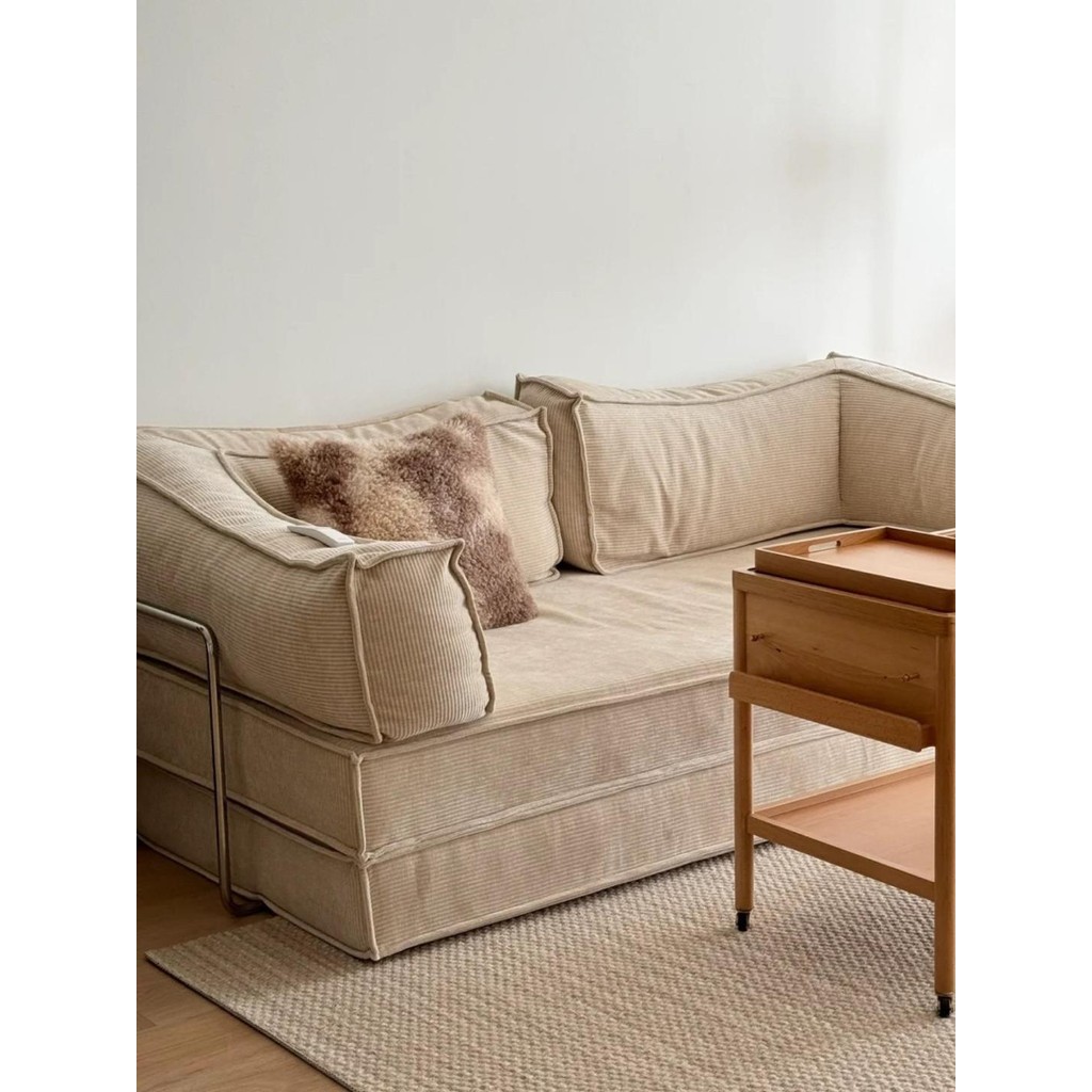 Katil Sofa Lipat Dwi-guna 2024 Baharu Pangsapuri Kecil Retro Mudah ...
