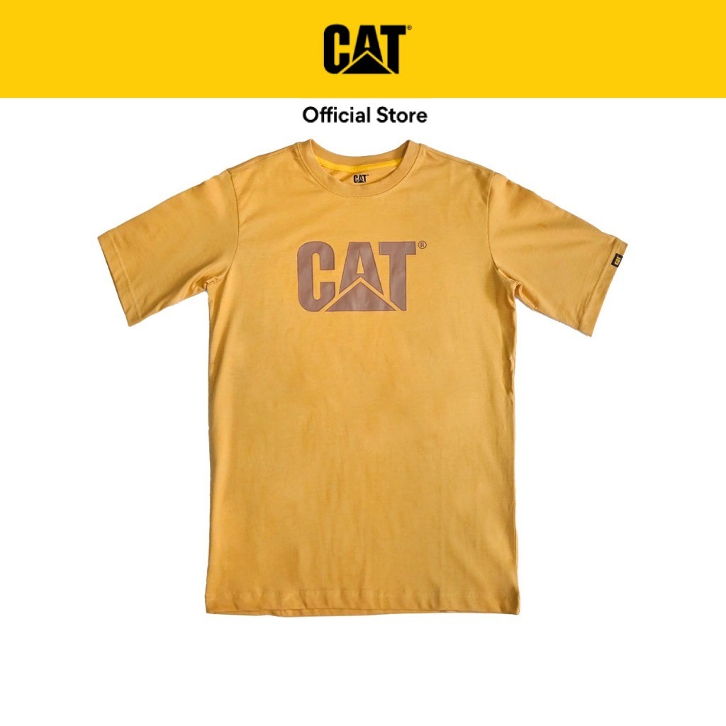 Caterpillar Men's Trademark Logo Tee - Mustard Yellow Heather (1510305 ...