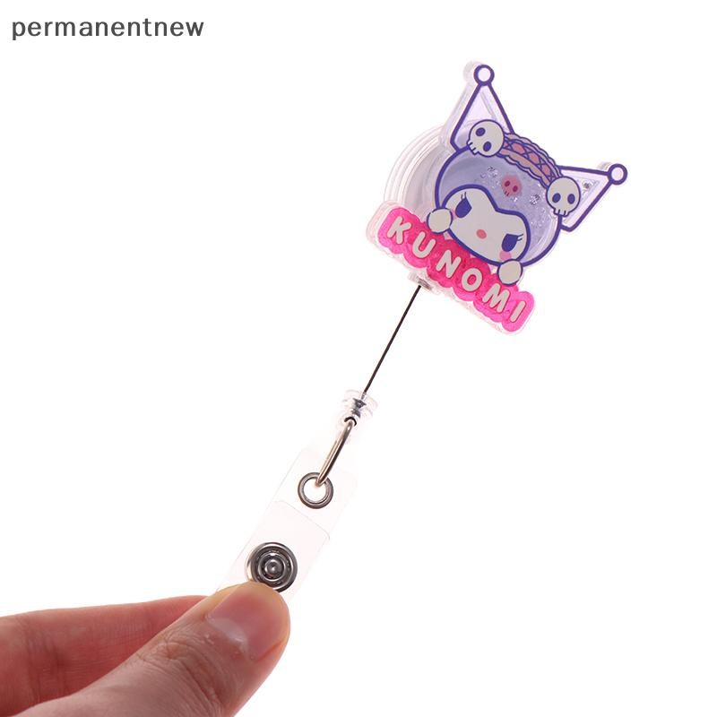 [PEMY] Quicksand Sanrio Scalable Badge Reel Holder Hello Kitty Kuromi ...