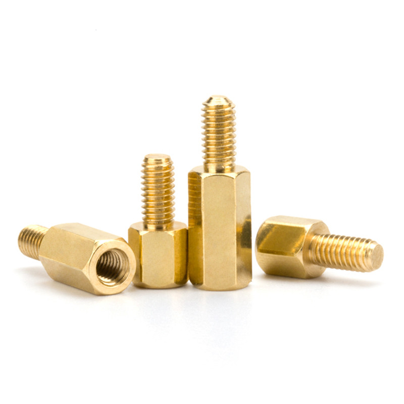 Brass Hex Standoff Spacer M2 M2.5 M3 M4, Male to Female Column Flat ...