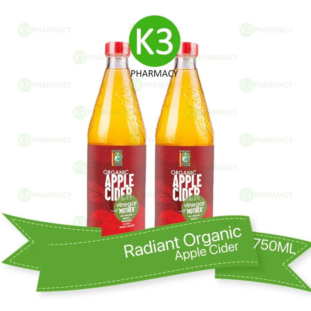 Radiant Organic Apple Cider Vinegar (750ML) | Shopee Malaysia