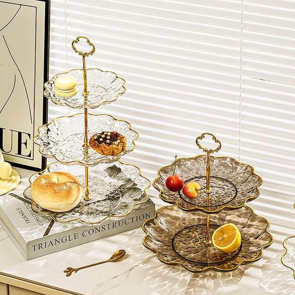 dessert table display set desert tray Pinggan gula-gula pelbagai ...