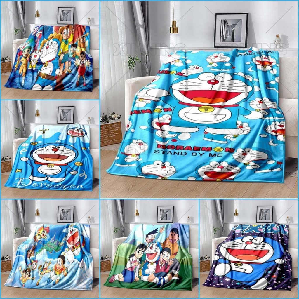 Fashion Art 3D HD Printing Cartoon D-Doraemon Blanket Children Gift ...