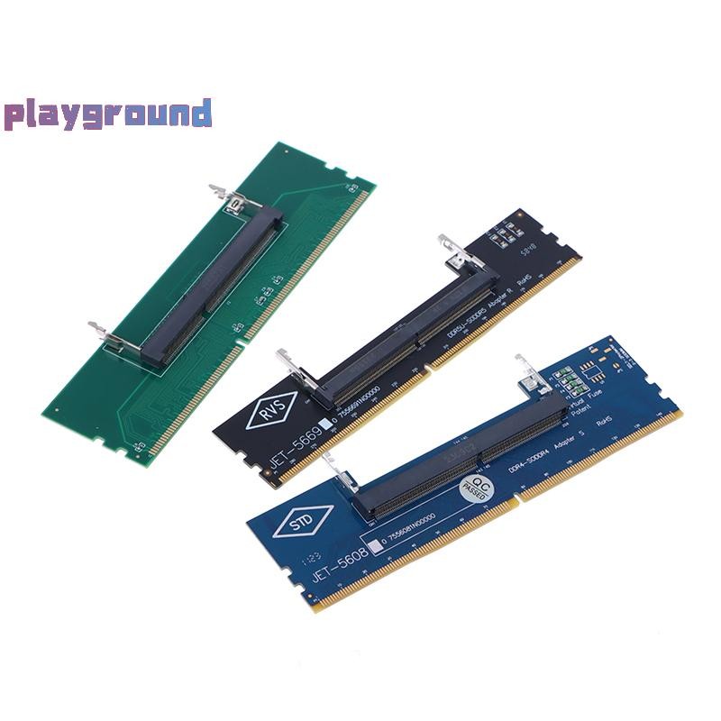 [playground] DDR3 DDR4 DDR5 Laptop SO-DIMM to Desktop Adapter Card Converter Memory RAM ...