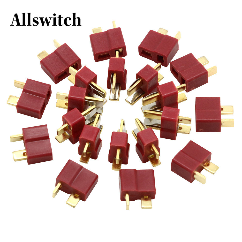 20/10Pcs T Plug Male & Female Deans Connectors Style for RC LiPo ...