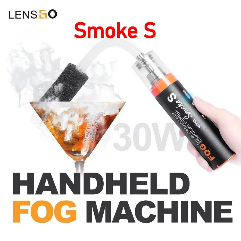 LENSGO Smoke S 30W Portable Hand Held Fog Machine Dry ice Smoke Effect ...