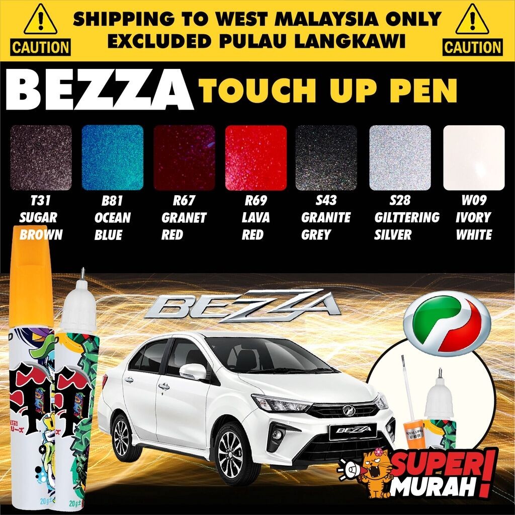 Car Touch-Up Pen Is Used For [Perodua Bezza] Car Color Coloring Car ...