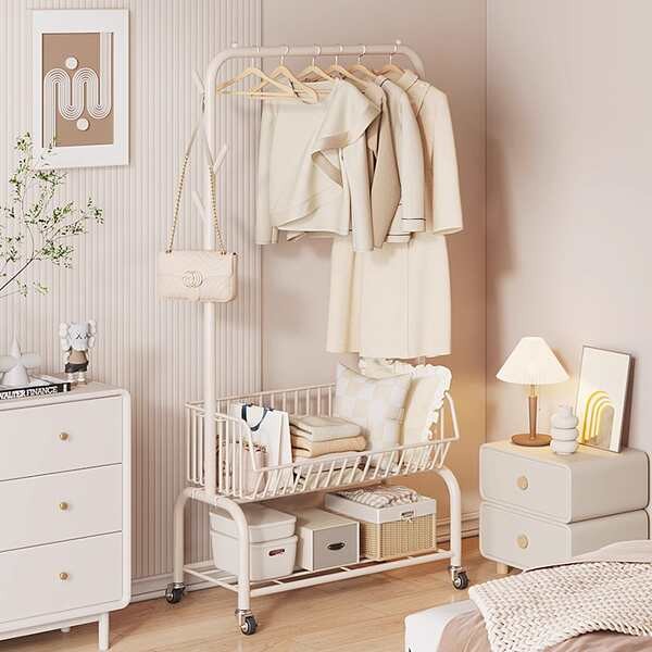 clothes hanging rack hanger baju clothes rack Rak kot mudah alih di ...