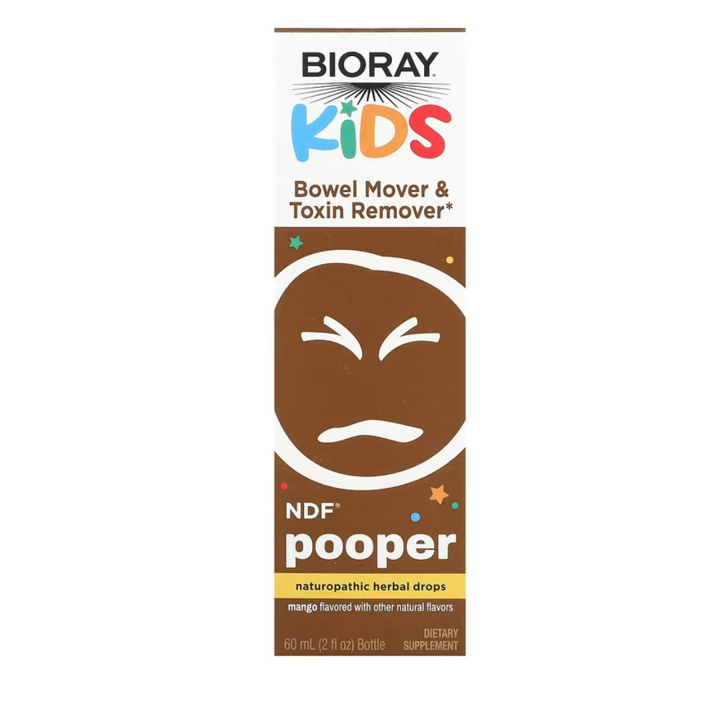 Bioray, Kids, NDF Pooper, Bowel Mover & Toxin Removal, Mango , 2 fl oz ...