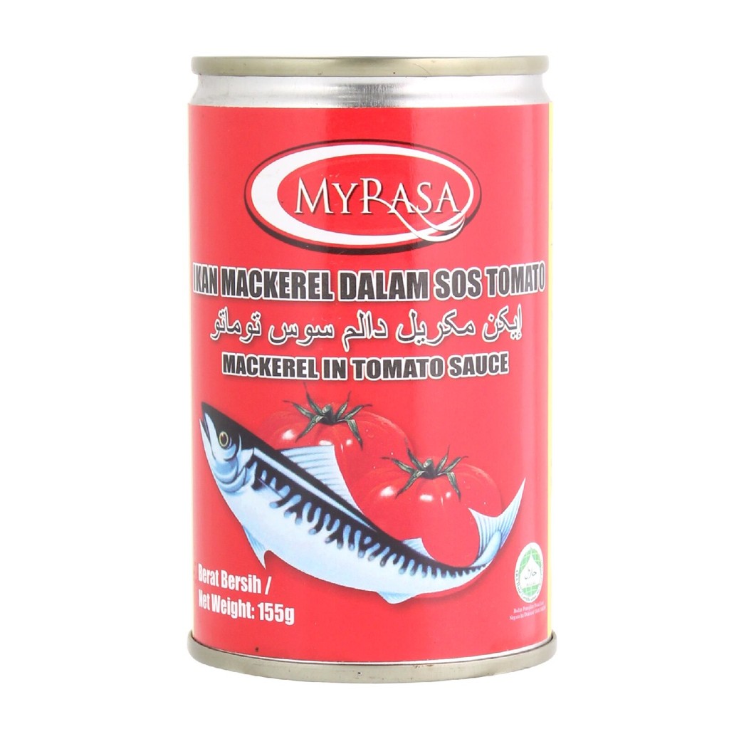 MyRasa Mackerel in Tomato Sauce 155g | Shopee Malaysia