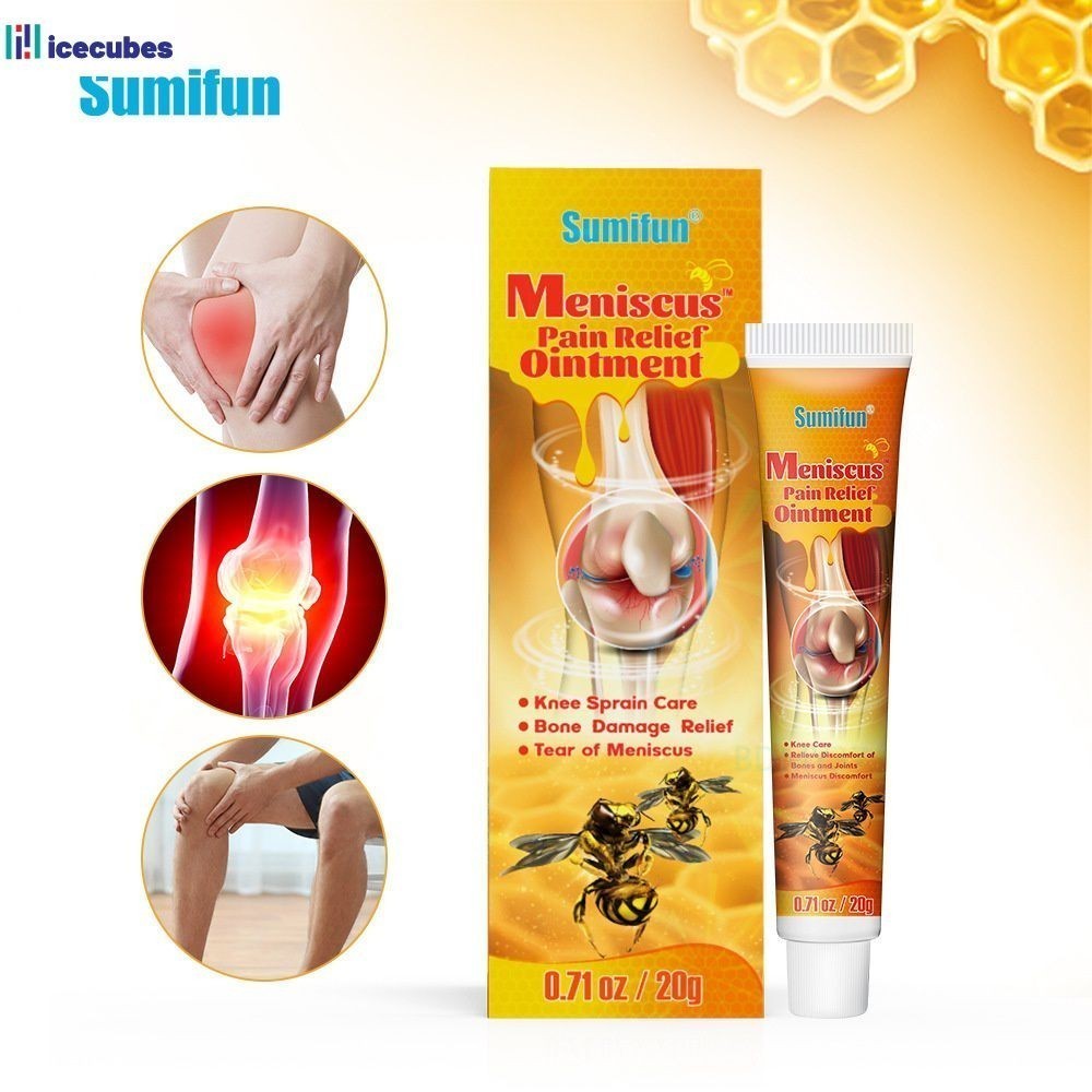 【Fast Result】Bee Venom Cream Knee Care Relief with Sumifun Pain Joint Tear of Meniscus Reduces ...