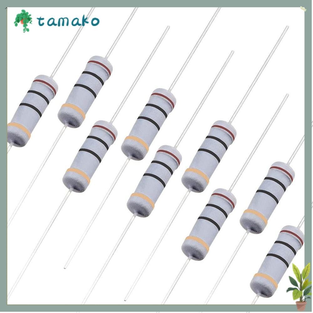 TAMAKO Carbon Film Resistors, 5% Tolerance 4 Bands 10 Ohm Resistor ...