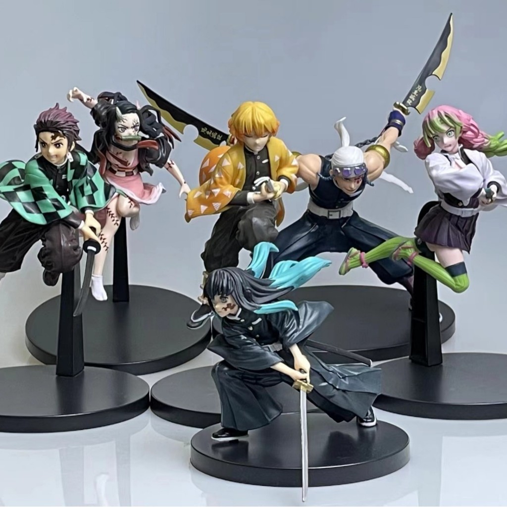Japanese anime Demon Slayer character battle form ornaments series ...