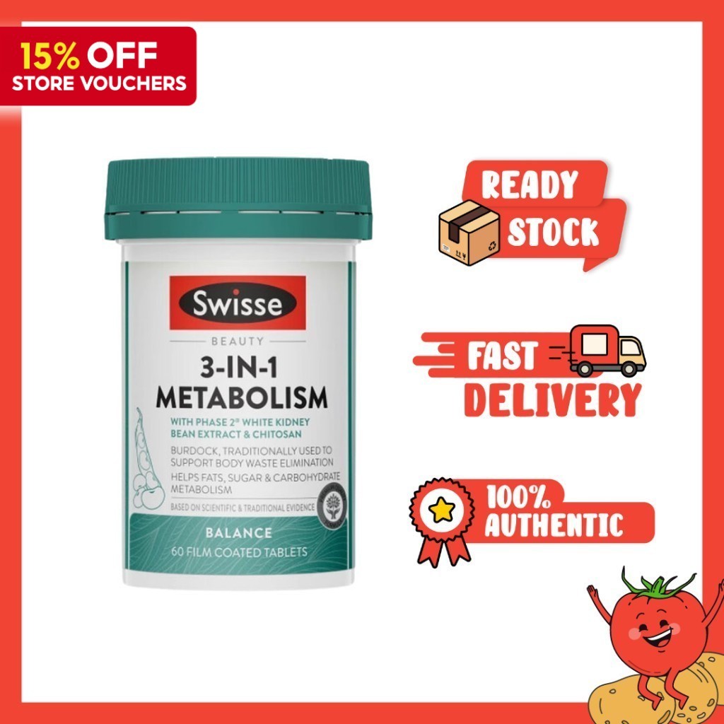 Swisse Beauty 3-in-1 Metabolism | [60 Tabs] | Shopee Malaysia