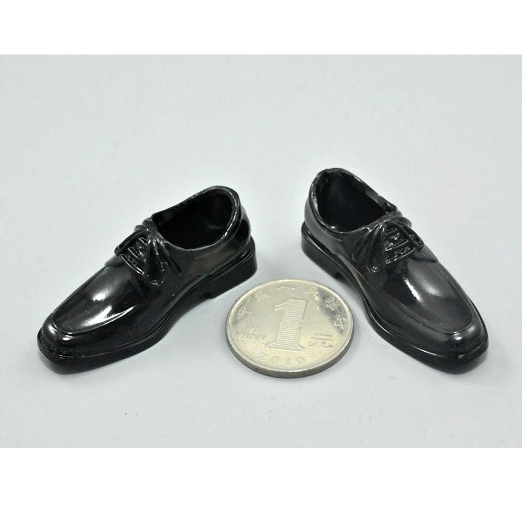 [uguuiya] 1/6 Scale Male Leather Shoes 12'' Changable Body Feet Figure ...