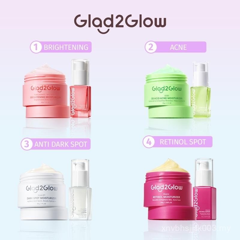 G2G 2 In 1 Brightening Set Aha Bha Pha/10% Niacinamide/5% Ceramide ...